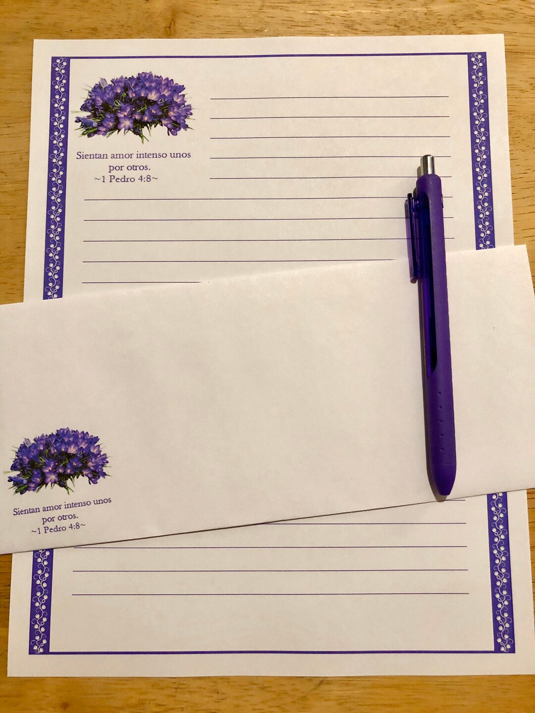 Greeting Cards Papeleria De Las Escrituras En Espanol—1 Pedro 4:8—12 ...