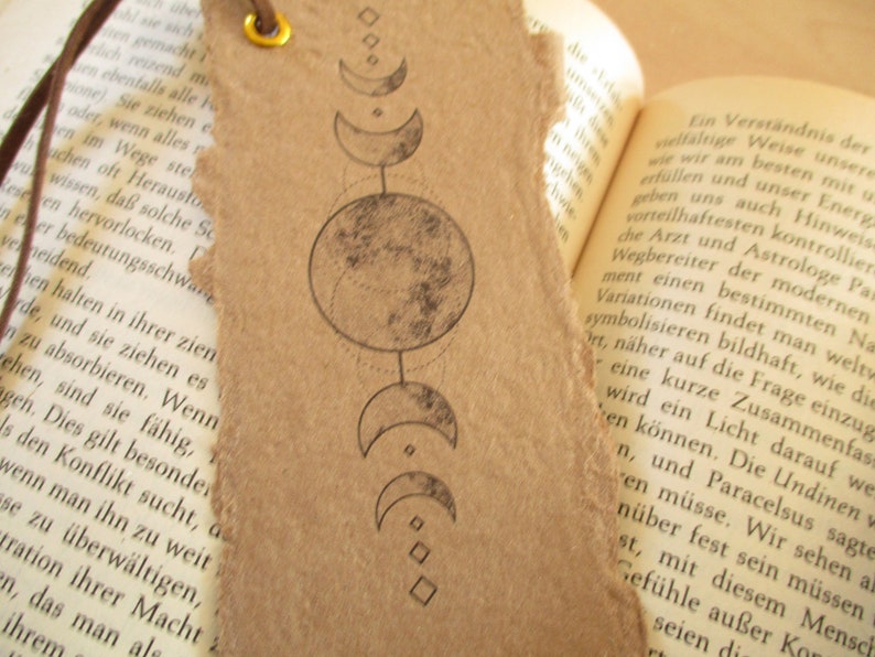 Vulva Moon Bookmark Handmade Cotton Paper Vagina Art Sex Etsy
