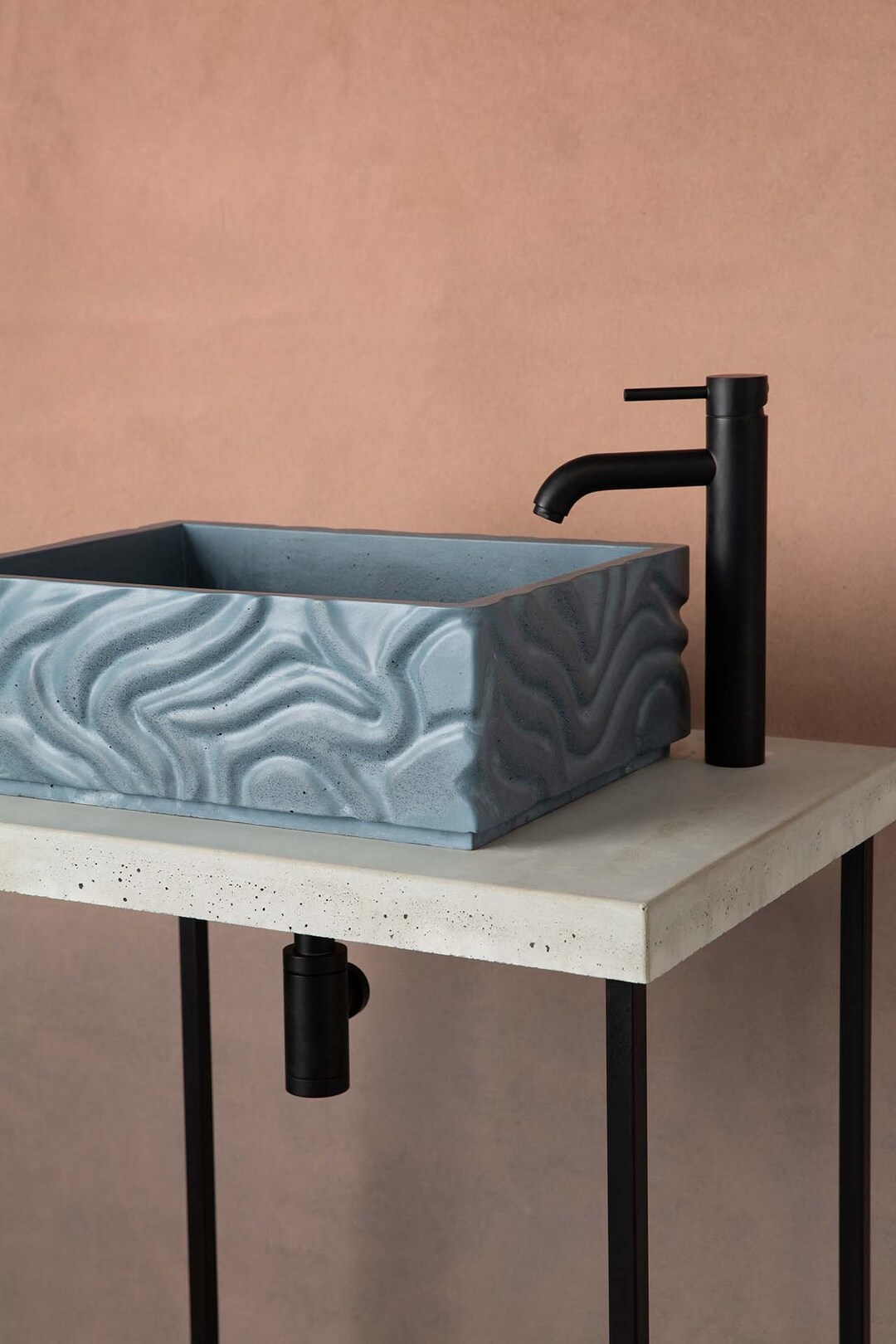 Concrete Sink the Ripple - Etsy