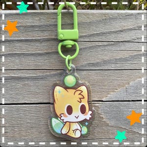 Sonic, Tails, Amy and Cream Chao Plush Acrylic Charm / Keychain - Etsy
