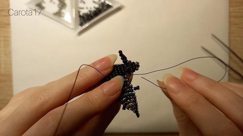 Bat Beaded PDF Pattern Tutorial Halloween - Etsy