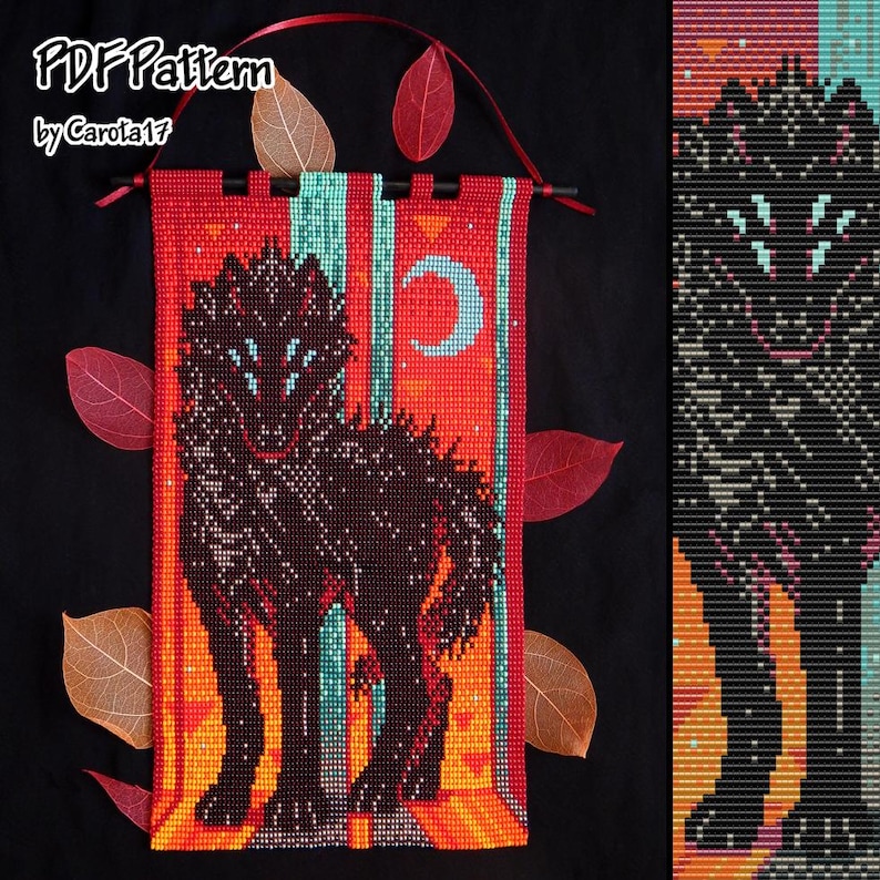 PDF Pattern Dread Wolf Solas Dragon Age Bead Tapestry - Etsy