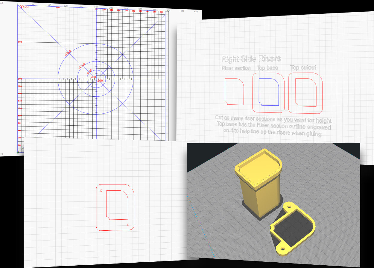 Jinsoku LC40 Grid/feet/lightburn/svg Files (digital Download) - Etsy