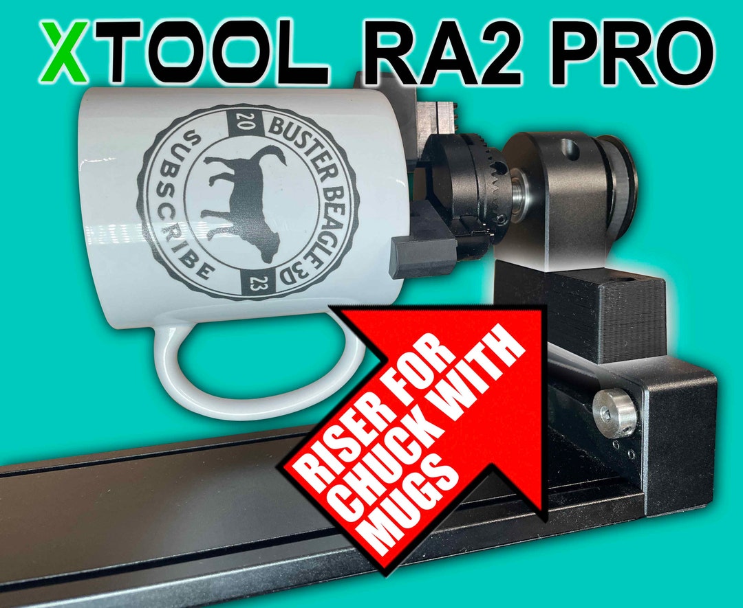 Xtool RA2 Pro Chuck Mug Riser - Etsy
