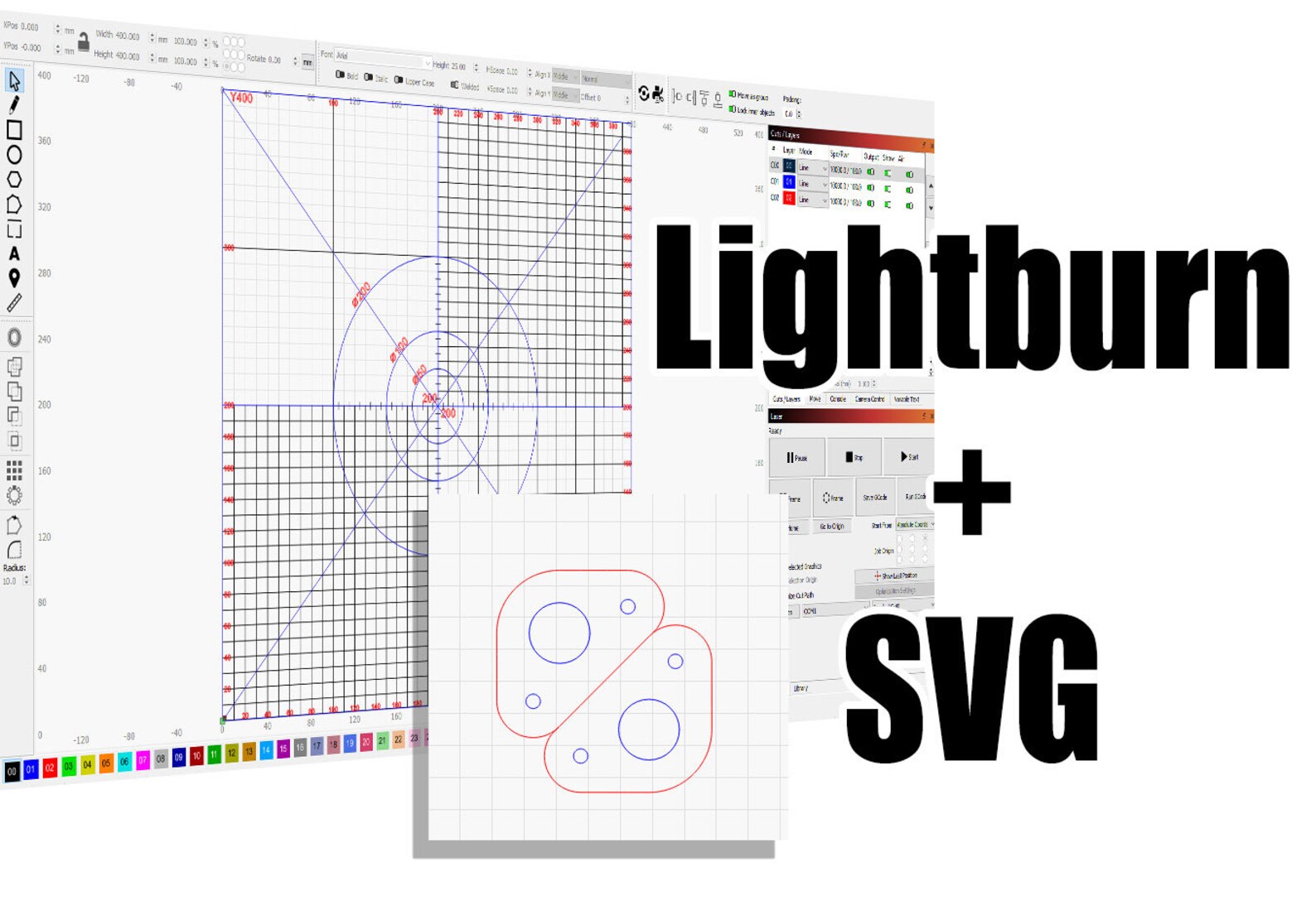 Ortur Laser Master 3 Grid/feet/lightburn/svg/stl Files (digital ...
