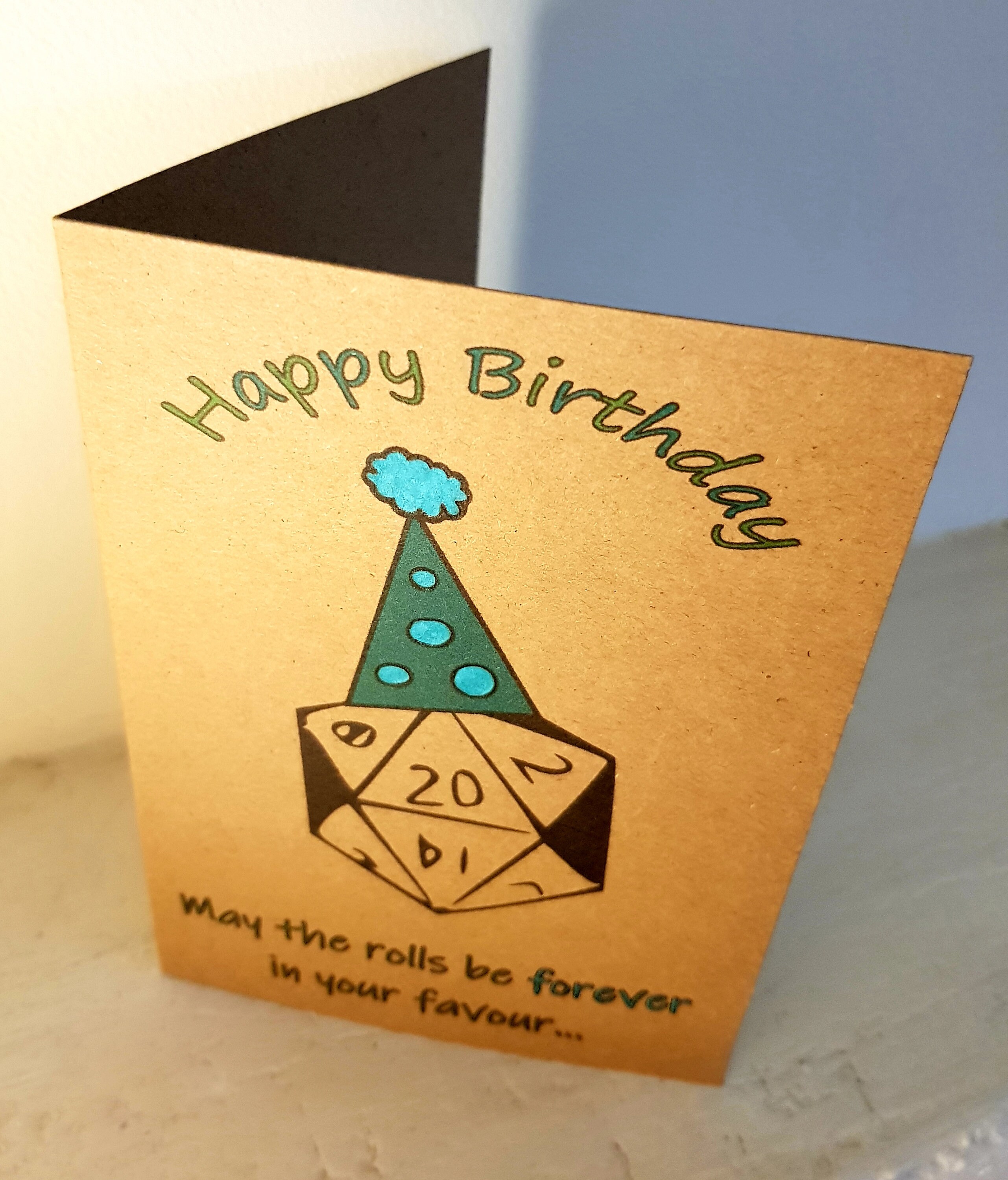 Handmade D&D/RPG D20 Birthday Card Unique Gamer Card Funny - Etsy Canada