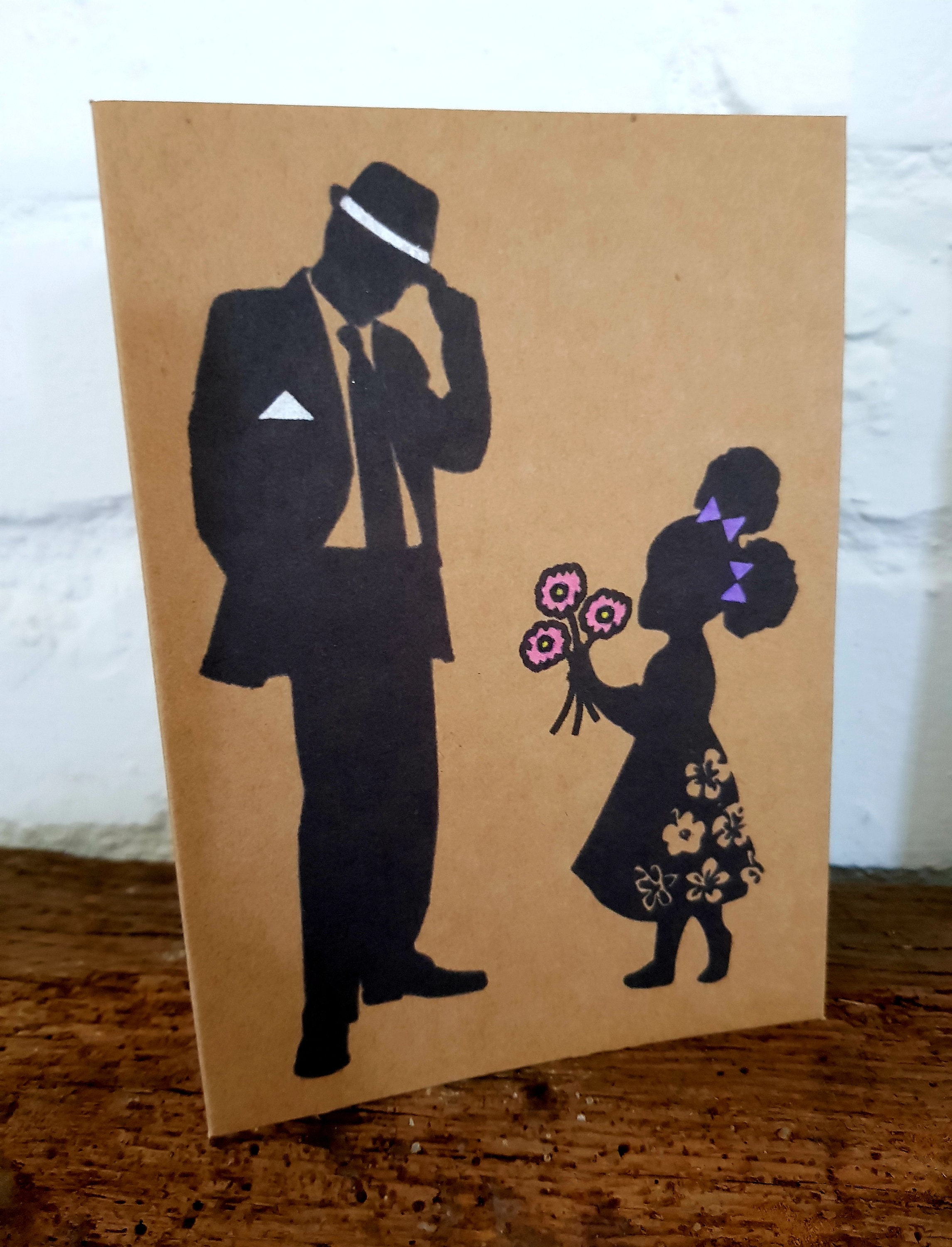 Handmade Card for Dad Unique Father's Day Card Happy - Etsy