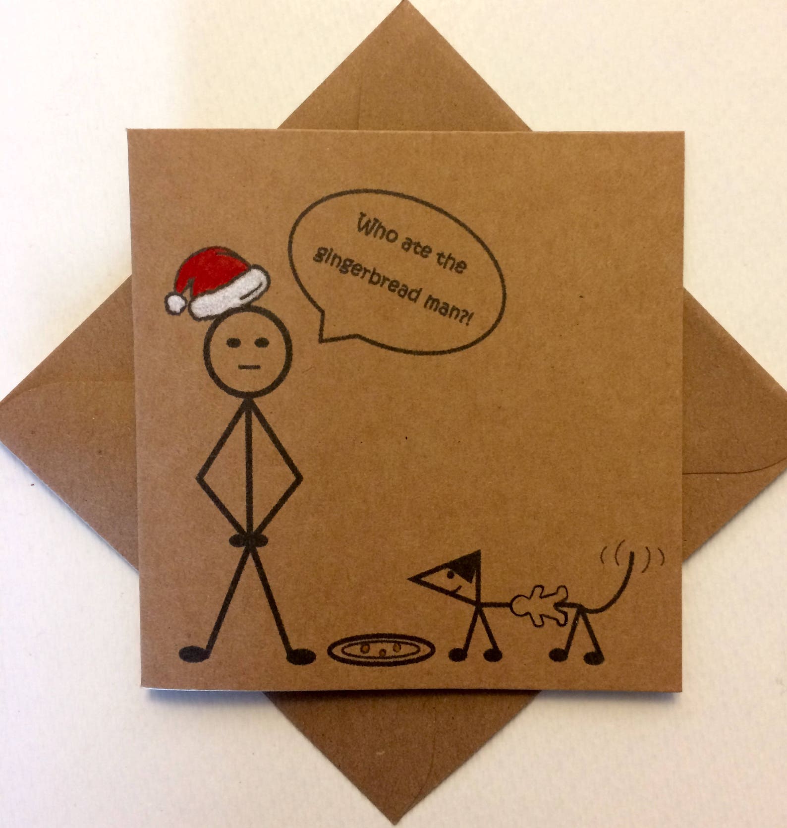 Set of 4 Unique Christmas Cards Funny Christmas Cards | Etsy