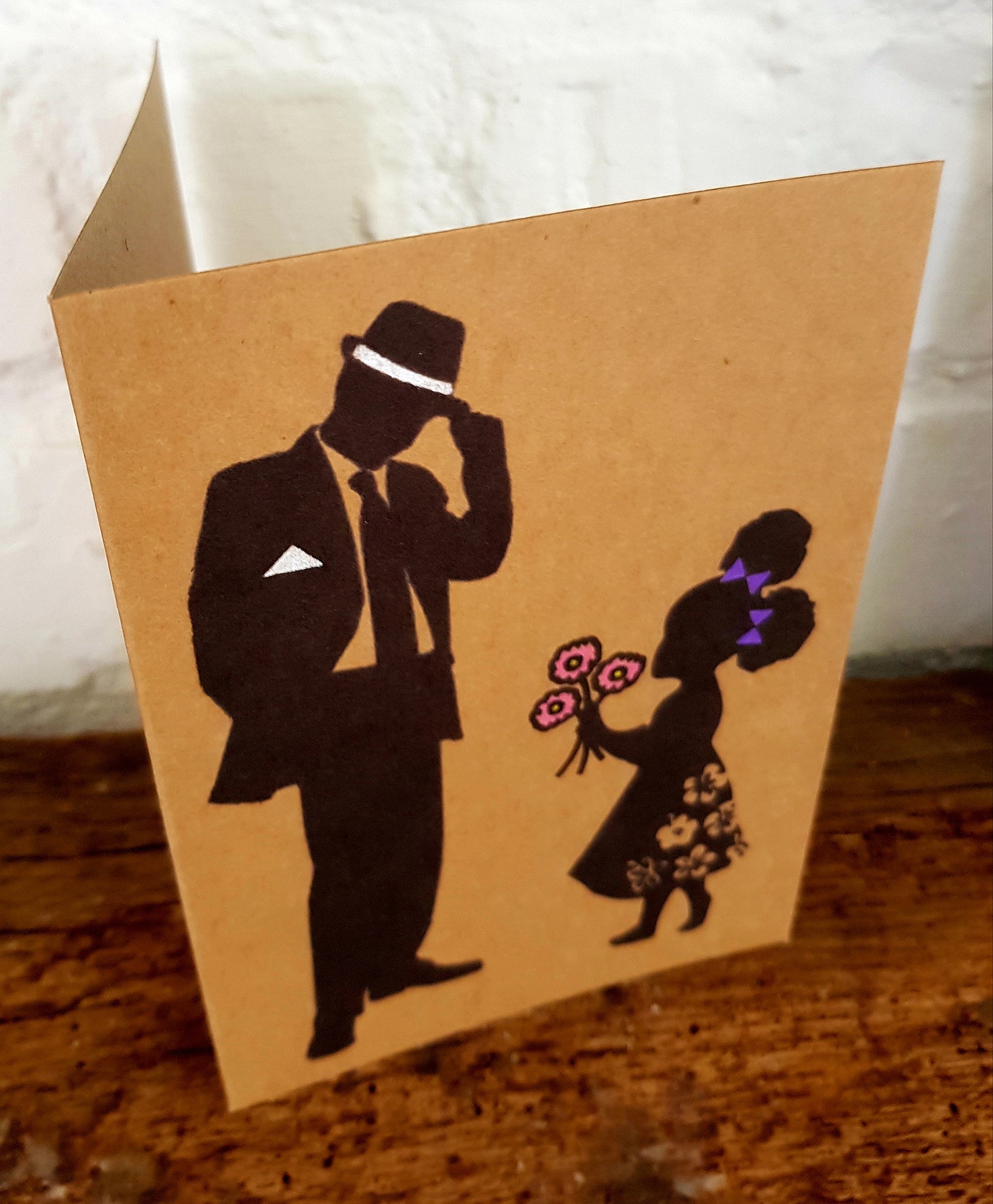 Handmade Card for Dad Unique Father's Day Card Happy - Etsy