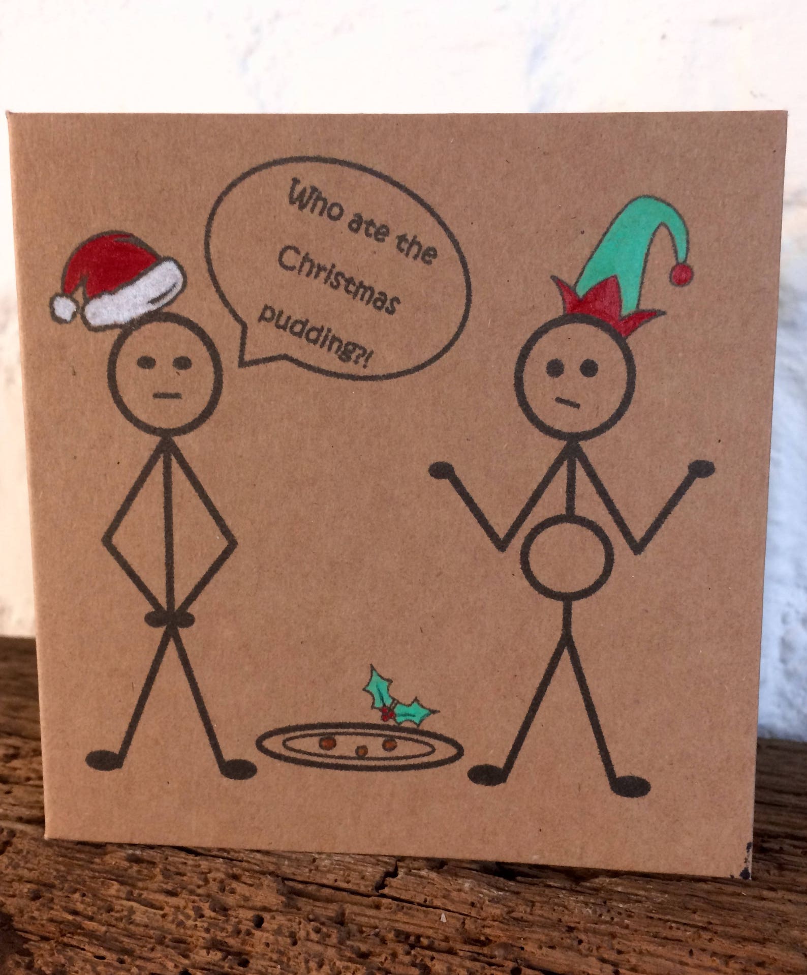 Set of 4 Unique Christmas Cards Funny Christmas Cards | Etsy