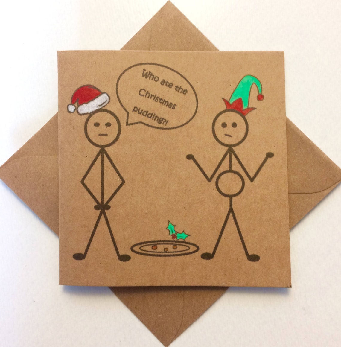 Set of 4 Unique Christmas Cards Funny Christmas Cards | Etsy