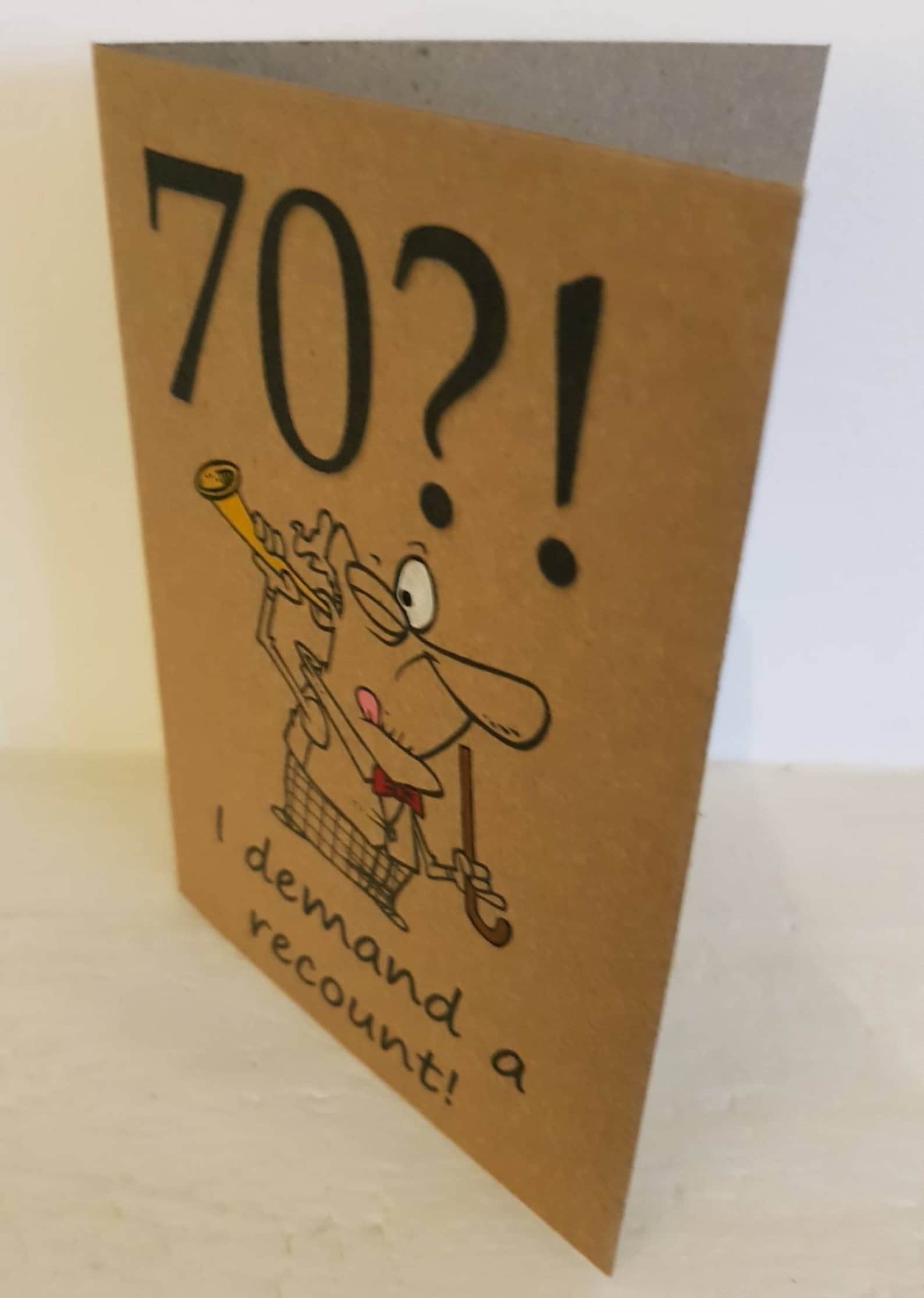 Handmade Old Man Birthday Card Unique Old Man Card Funny | Etsy