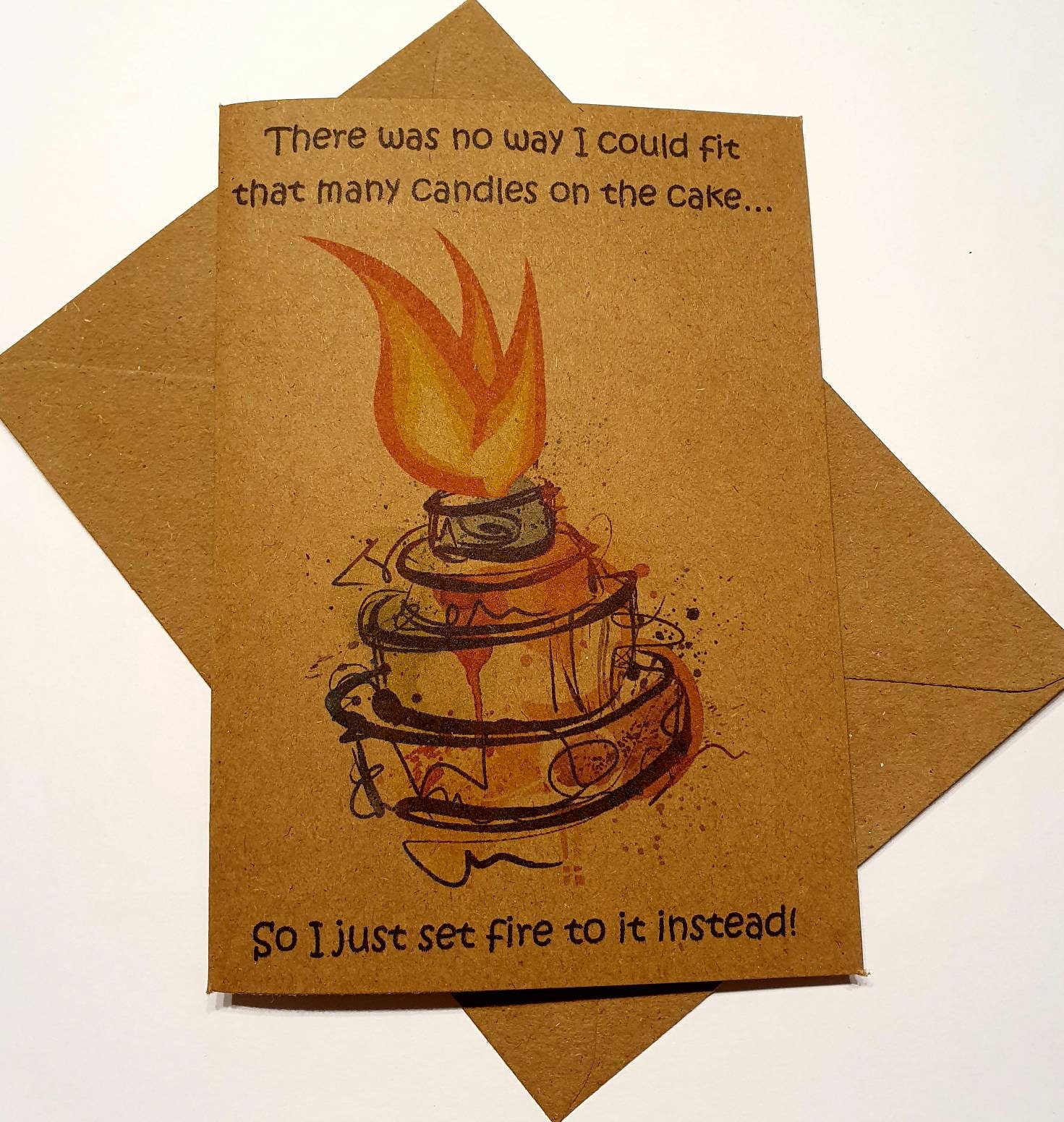 Handmade Old Person Birthday Card Unique Old Person Card - Etsy