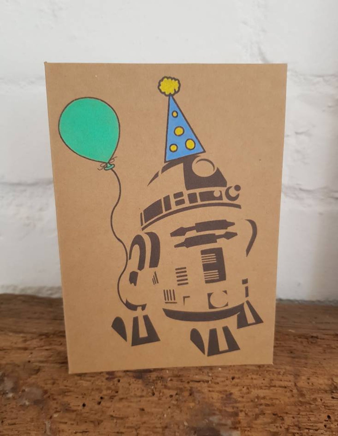 Handmade R2D2 Birthday Card Unique Star Wars Card Birthday | Etsy