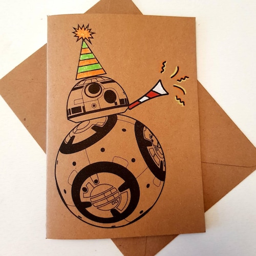 Handmade Stormtrooper Birthday Card Unique Star Wars Card | Etsy