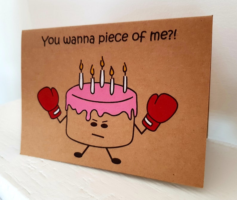 Handmade Funny Birthday Card Unique Silly Card Funny | Etsy