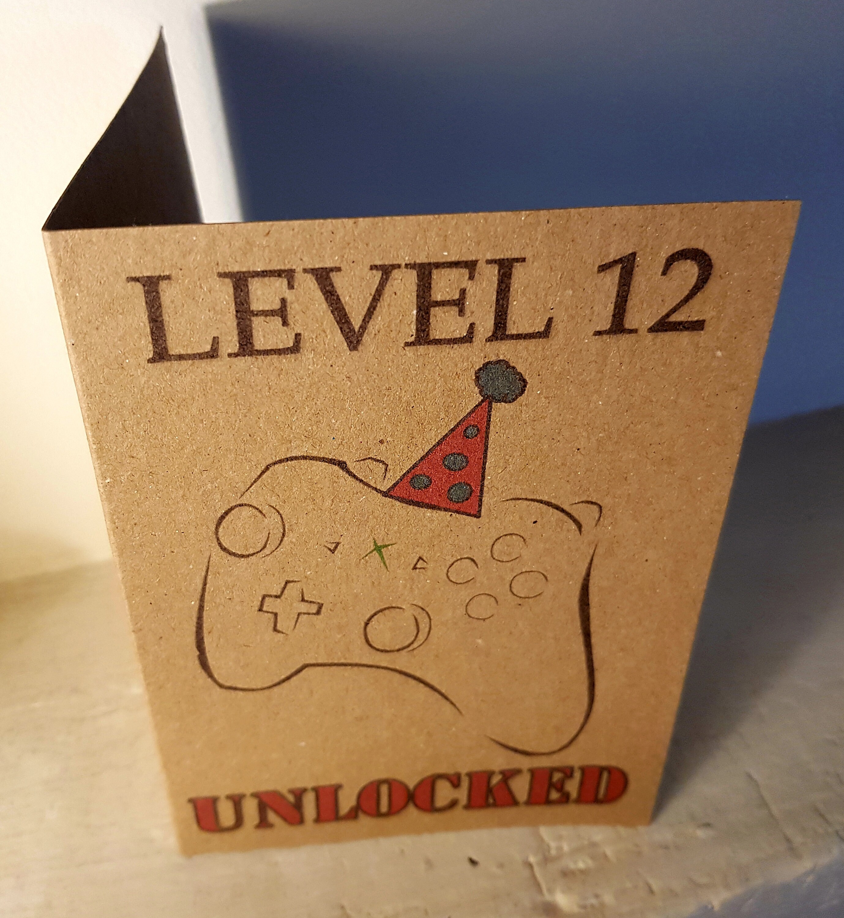 Handmade Gamer Birthday Card Unique Gamer Card Xbox Card | Etsy