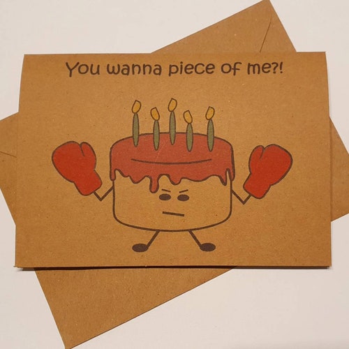 Handmade Funny Birthday Card Unique Silly Card Funny - Etsy UK