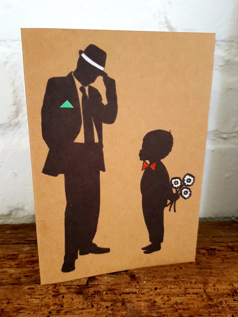 Handmade Card for Dad Unique Father's Day Card Happy - Etsy