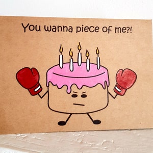 Handmade Funny Birthday Card Unique Silly Card Funny | Etsy