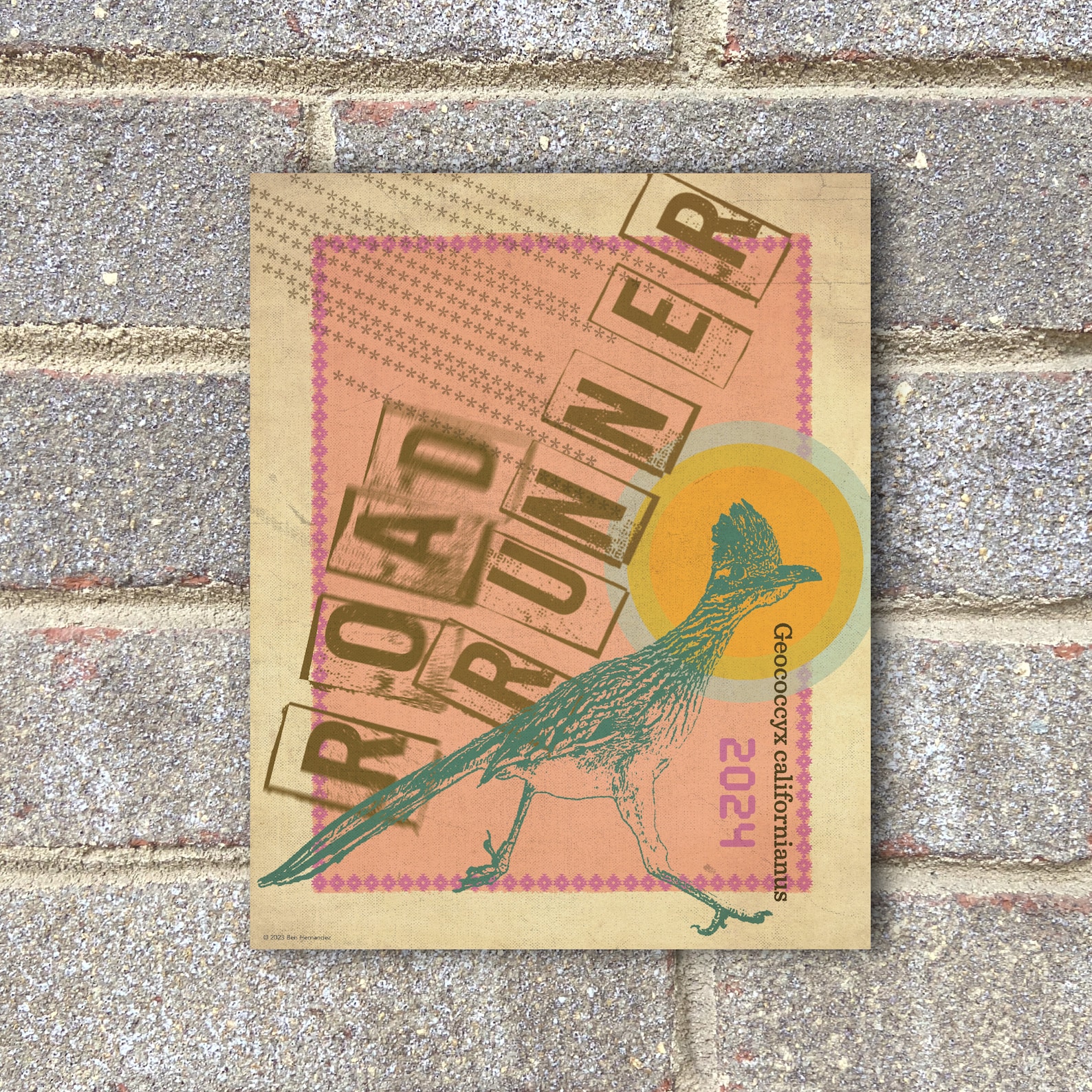 Roadrunner Art Poster - Etsy