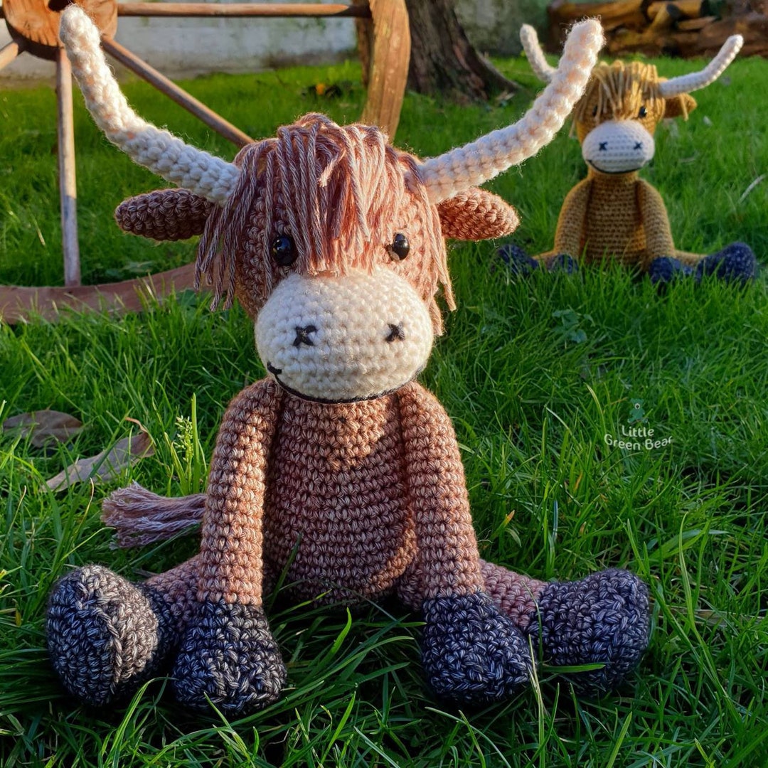 Ox Crochet Pattern - Ogden the Ox Pattern - PDF in US and UK Terms ...