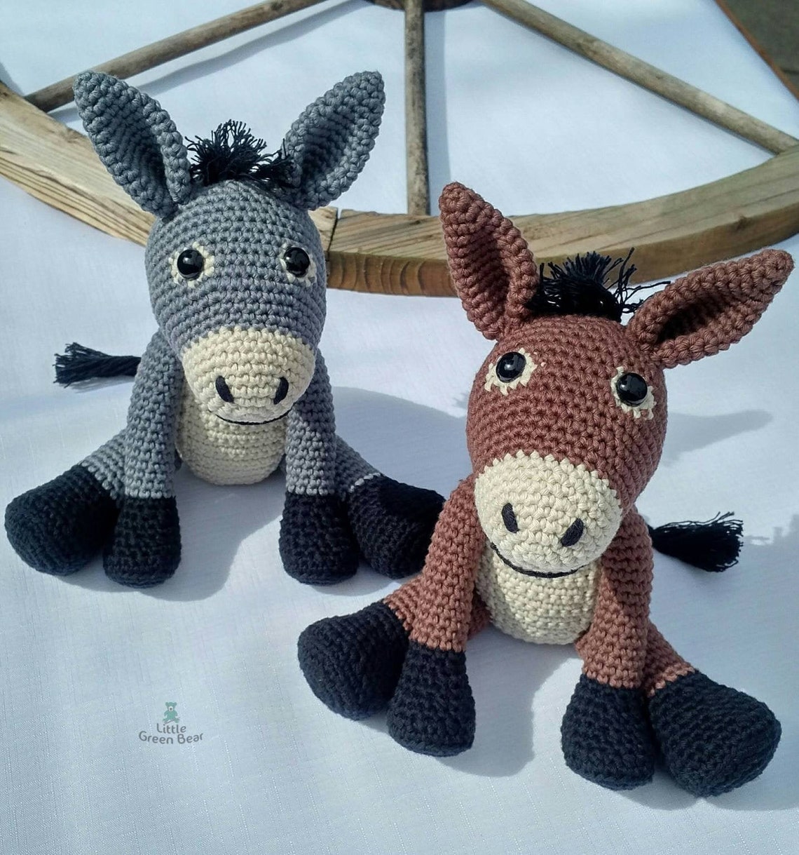 PDF Donkey Crochet Pattern Dennis the Donkey Crochet - Etsy Nederland