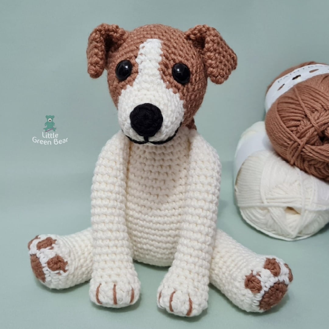 Jeremy the Jack Russell Crochet Pattern (PDF in US and UK Terms) Dog ...