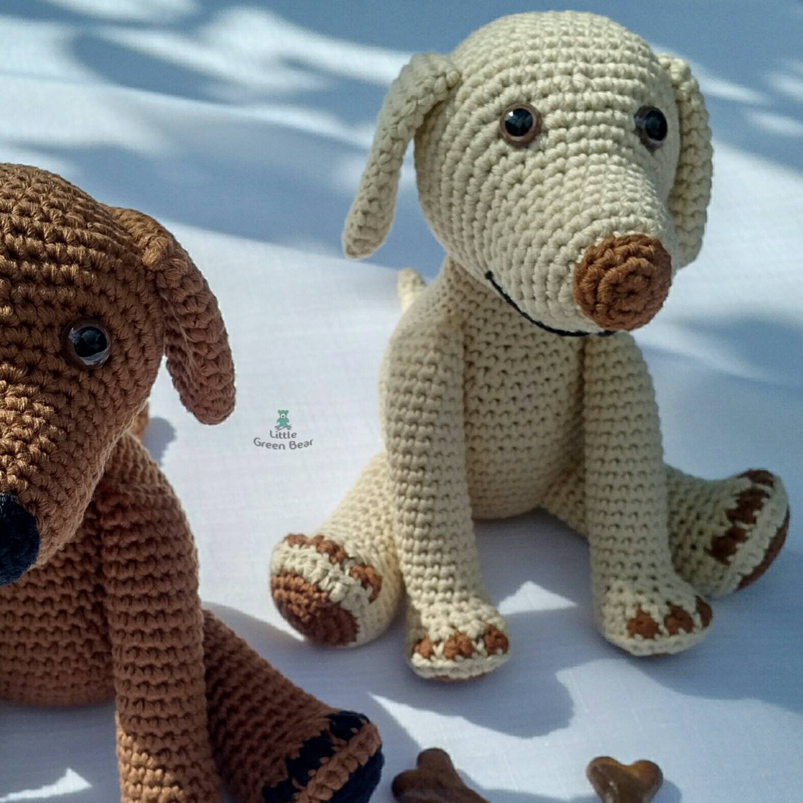 PDF Labrador Crochet Pattern Lenny the Labrador Crochet - Etsy Ireland