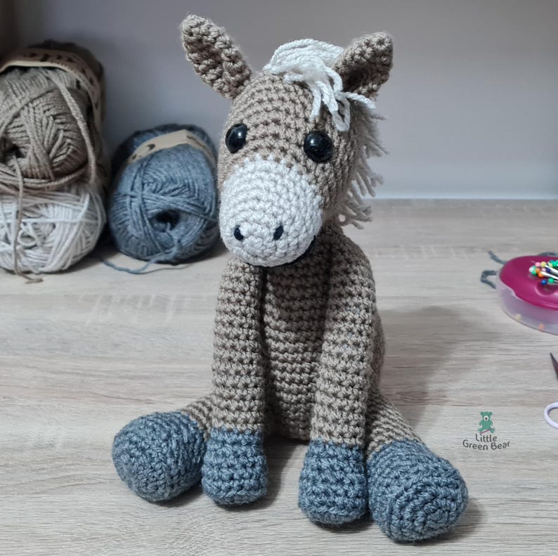 Harrold the Horse Crochet Pattern (PDF in US and UK Terms) Pony ...