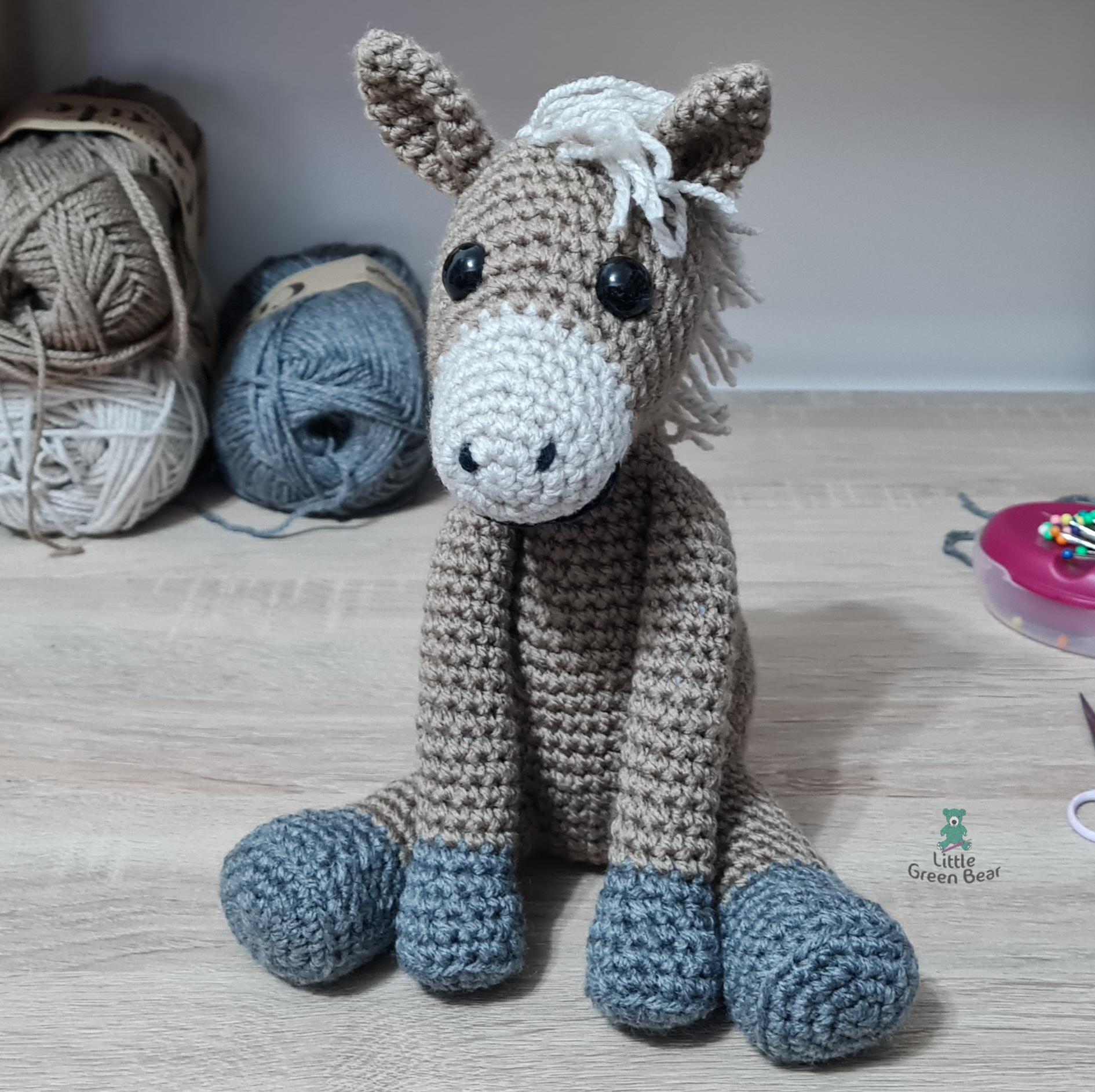 Harrold the Horse Crochet Pattern (PDF in US and UK Terms) Pony ...