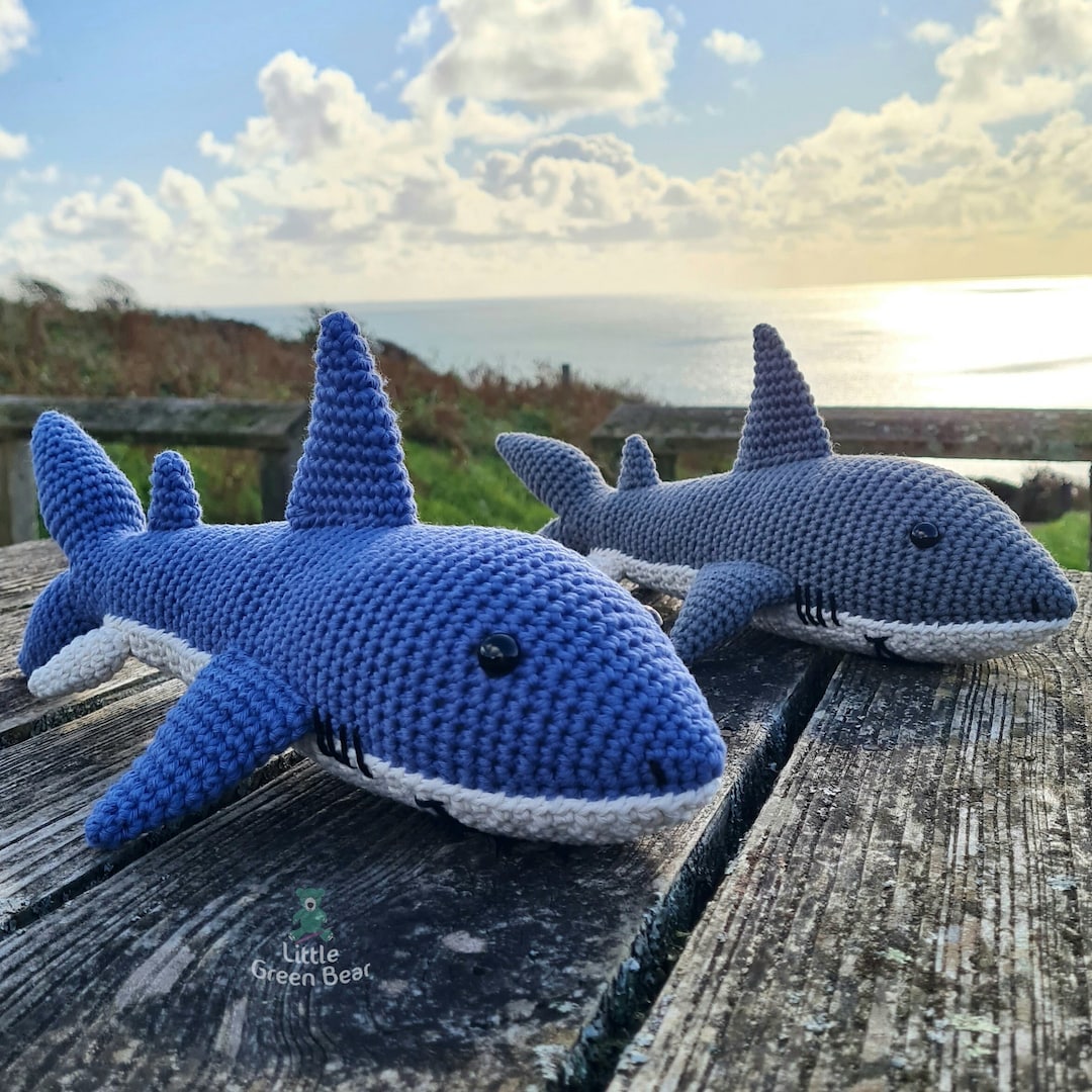 Shane the Shark Crochet Pattern, Sea Creatures Amigurumi (PDF in US ...