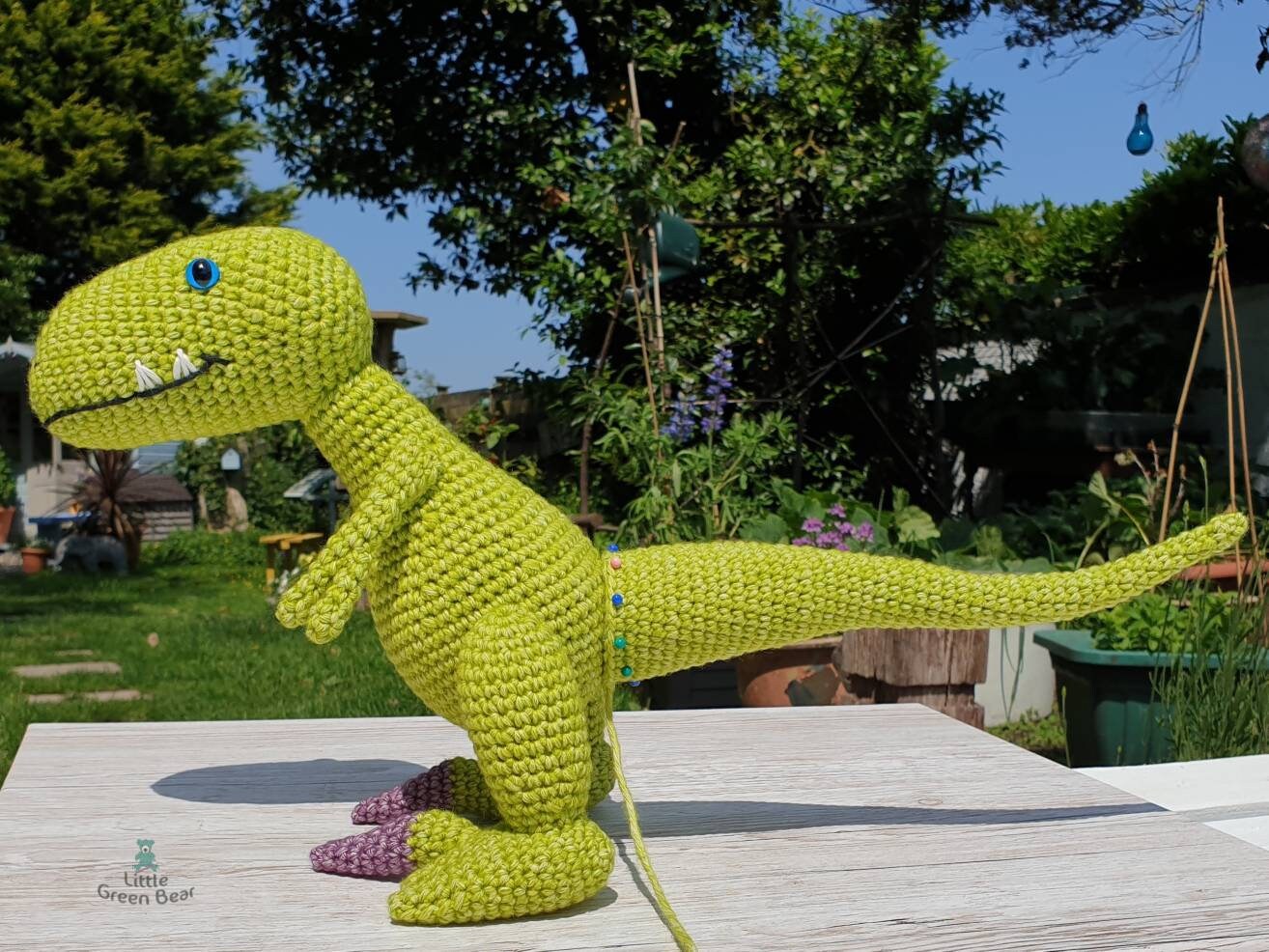 PDF Raptor Crochet Pattern Ronnie the Raptor Crochet - Etsy España