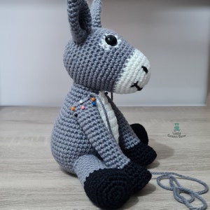 PDF Donkey Crochet Pattern Dennis the Donkey Crochet - Etsy Nederland