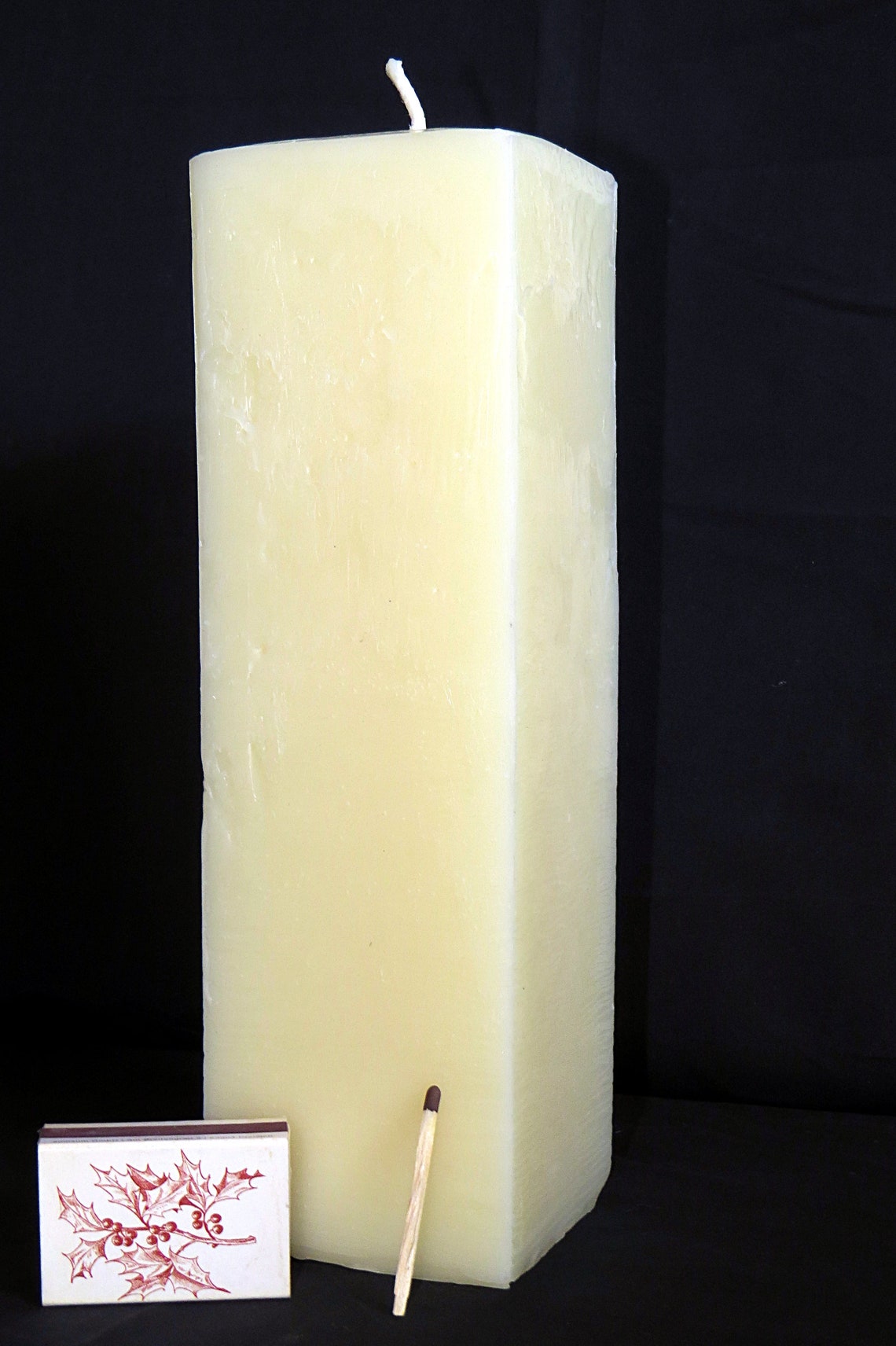 Handmade Square Candles 100% Beeswax - Square Candle 25cm X 7,5cm ...