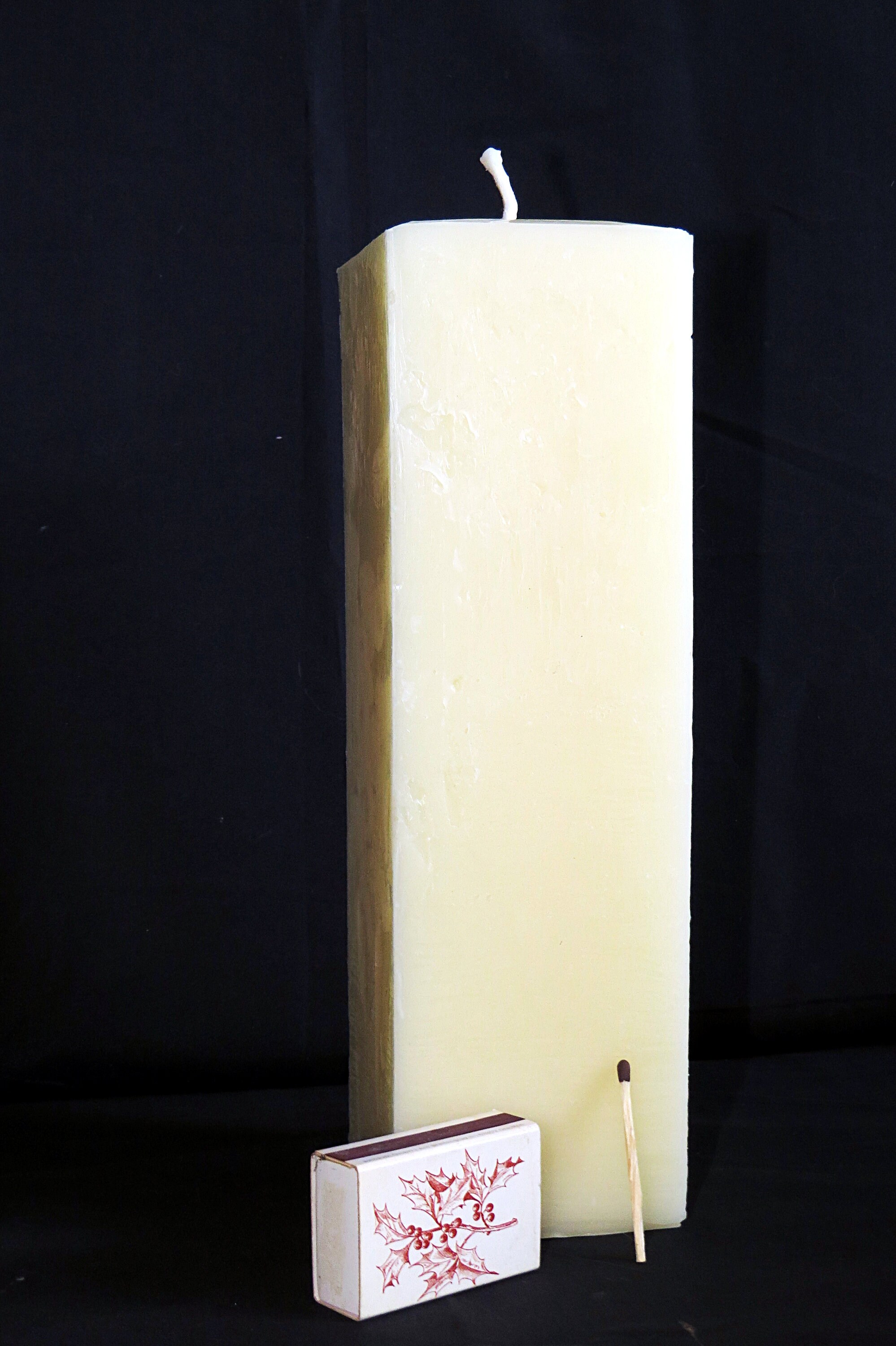 Handmade Square Candles 100% Beeswax - Square Candle 25cm X 7,5cm ...