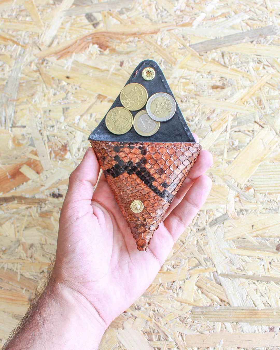 Python Coins Purse,real Snake Wallet,minimalist Leather Wallet,made in ...