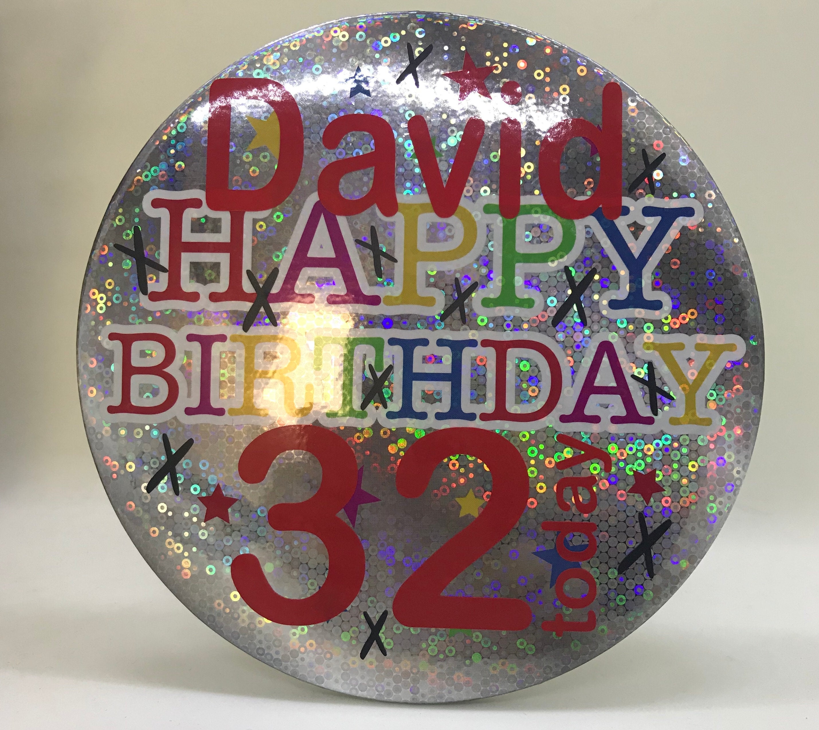 Personalised Giant Birthday Badge 6 Pin Badge, Pin Back - Etsy