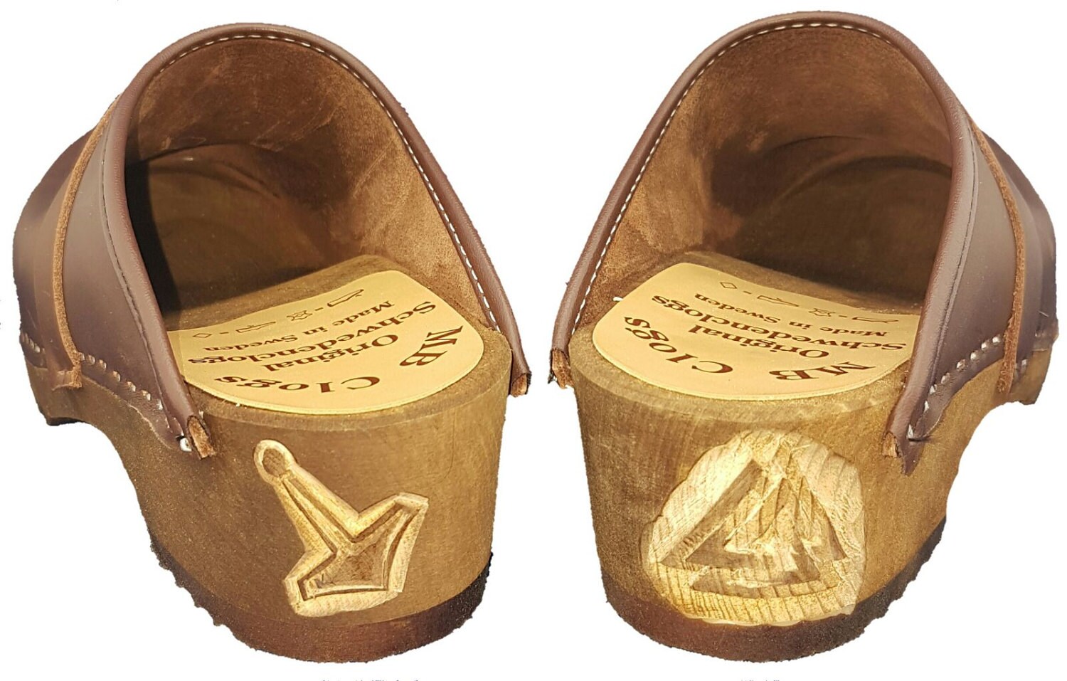 Original Sweden Clogs Fat Leather Brown Nordman Clogs Northmen Clogs - Etsy