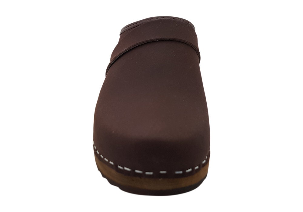 MB Clogs, Fettlederclogs Braun - Etsy