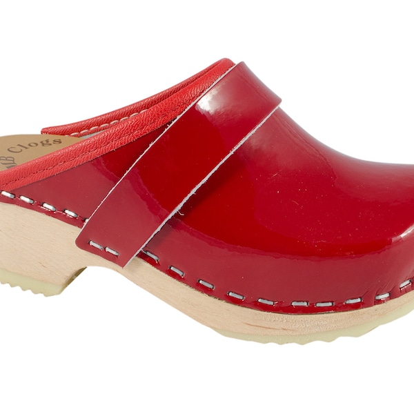 Red Clogs - Etsy