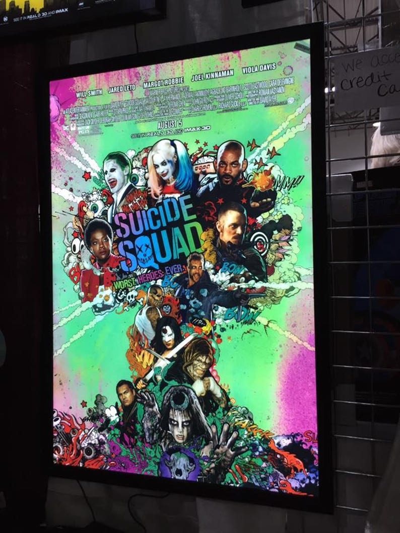 15 Pack Custom LED Light Box Poster Frames Glowbox LLC - Etsy