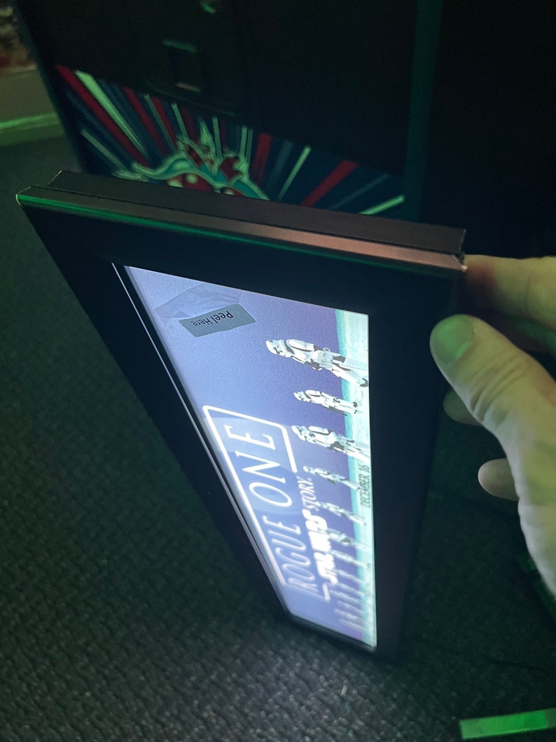 Mylar 5x25 Glowbox LED Light Box Poster Frame - Etsy