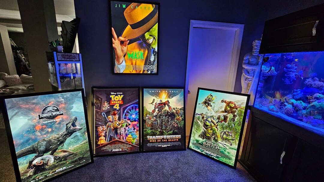 3-PACK Custom LED Light Box Poster Frames Made in USA - Etsy