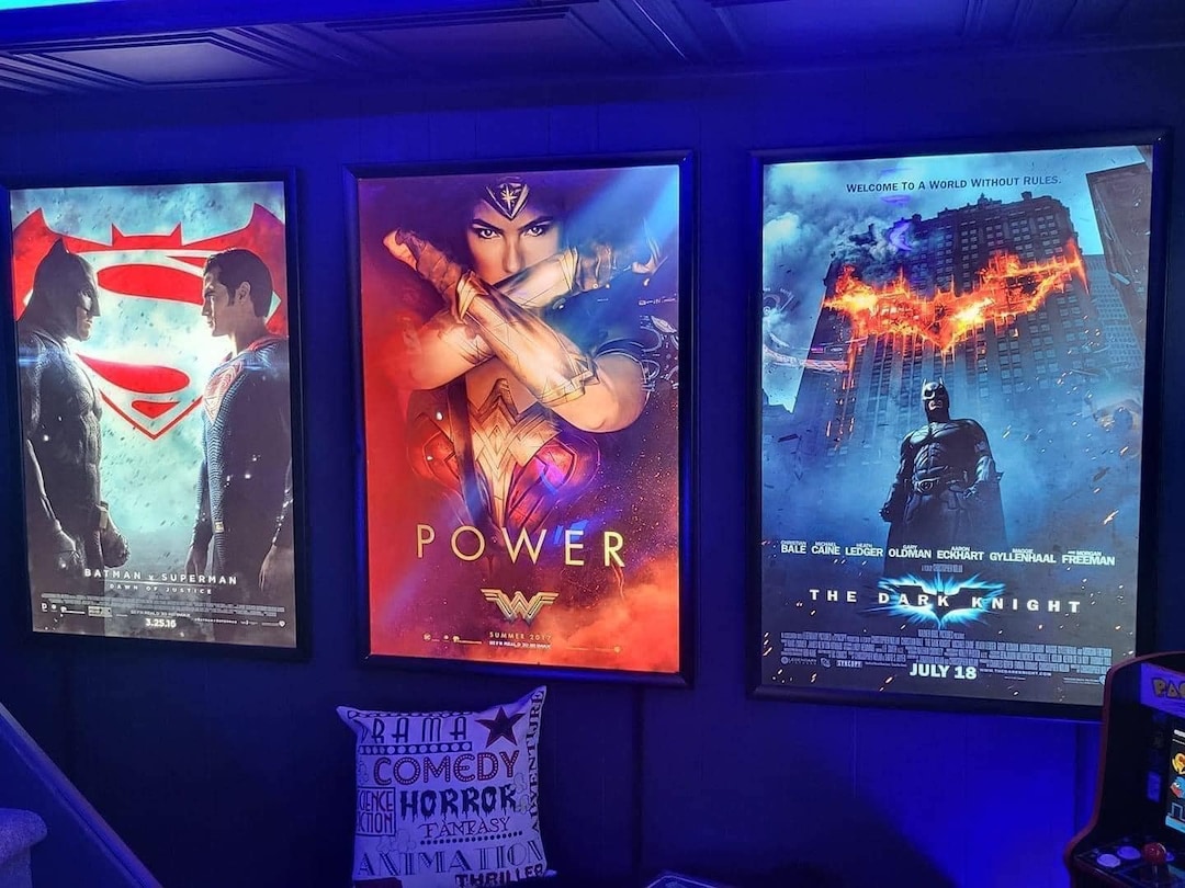 Glowbox LED world Famous Light Box Poster Frame Made in the USA - Etsy