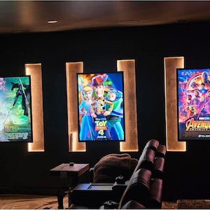 3-PACK Custom LED Light Box Poster Frames - Made in USA - Etsy