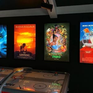 5-PACK LED Glowbox Light Box Poster Frames - Made in the USA - Etsy