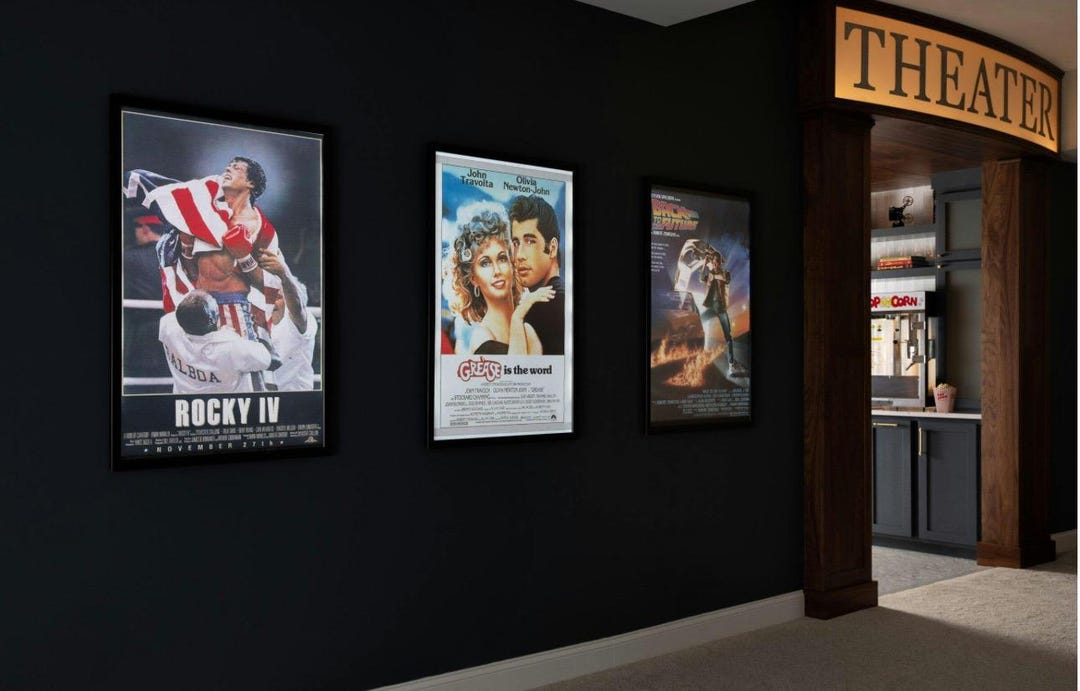 4-PACK Custom LED Light Box Poster Frames - Glowbox Frames for Movie ...