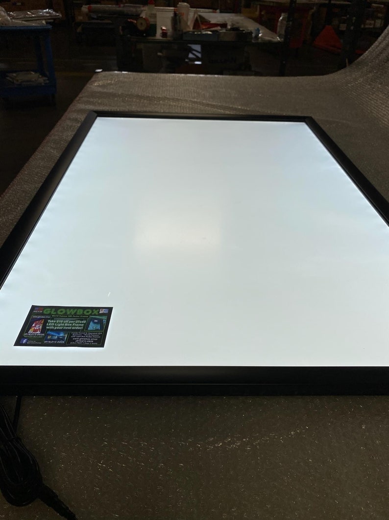 Glowbox LED world Famous Light Box Poster Frame - Etsy