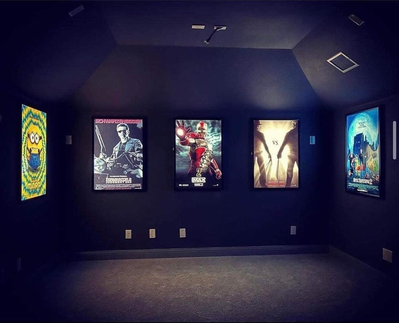4-PACK Custom LED Light Box Poster Frames Glowbox LLC - Etsy